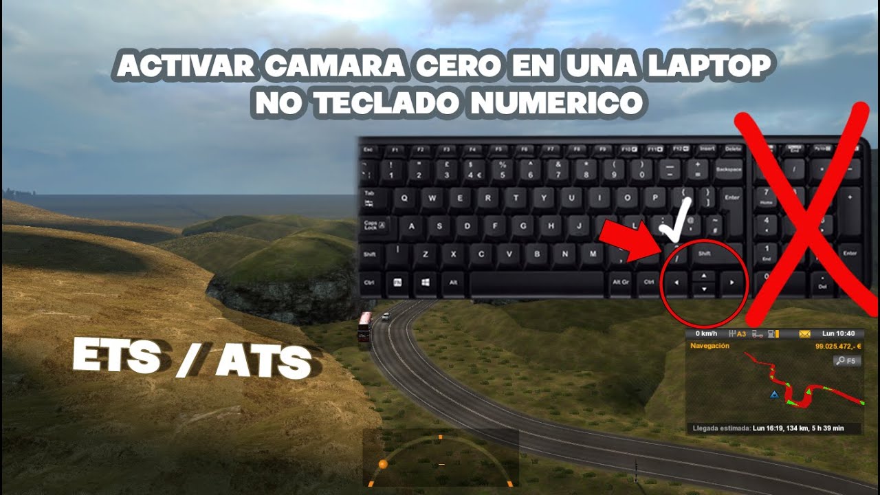 COMO ACTIVAR CAMARA CERO EN UNA LAPTOP QUE NO TIENE TECLADO NUMERICO ...