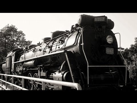 CNR Steam Locomotive 6167, Guelph ON Canada - YouTube