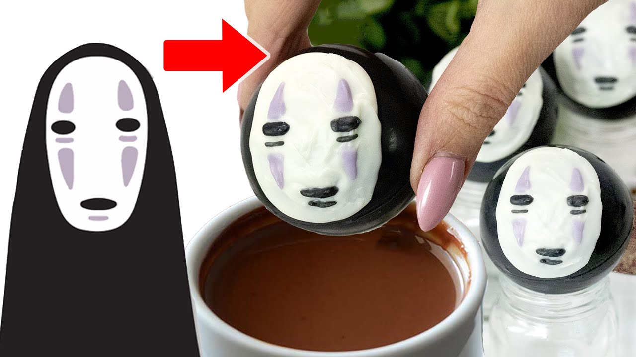 I Turned No Face from Spirited Away into HOT CHOCOLATE BOMBS!! - YouTube