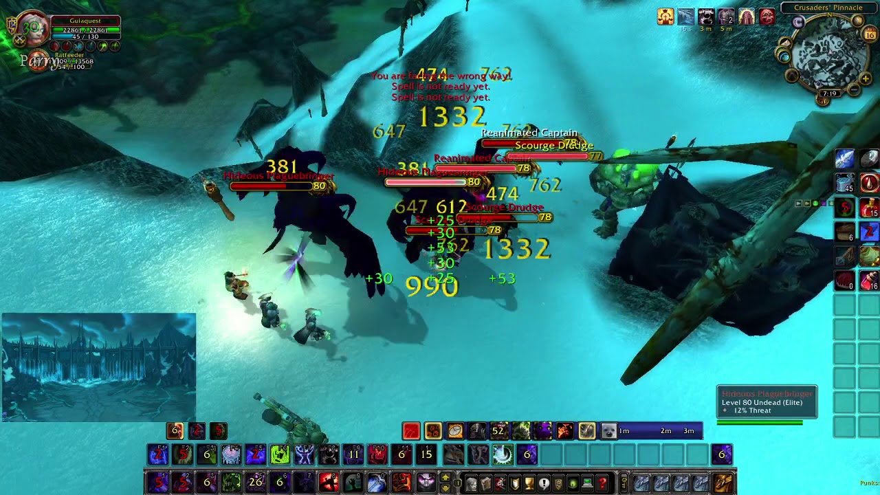 The Battle For Crusaders' Pinnacle wow quest - YouTube