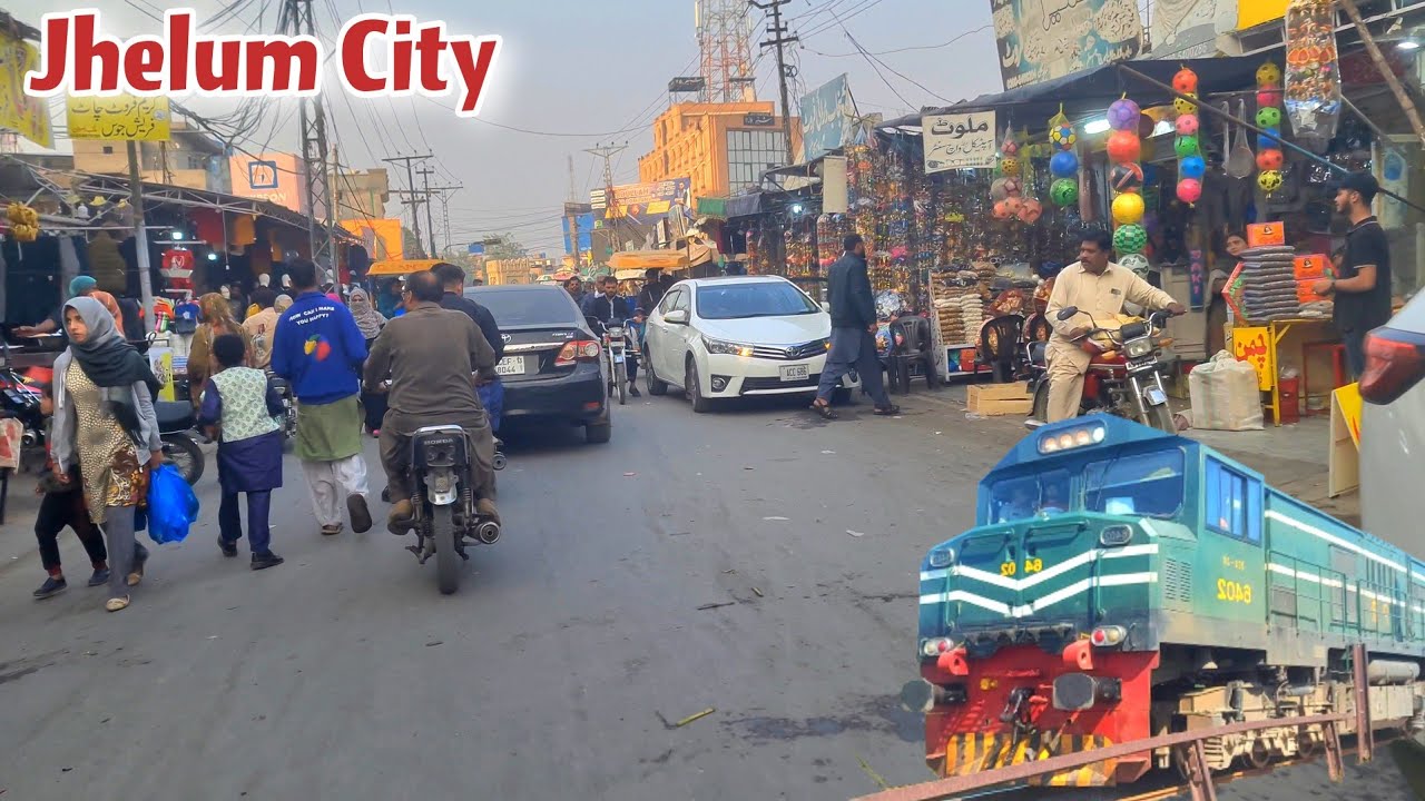 Jhelum city tour || jhelum city vlog || jhelum city punjab pakistan ...
