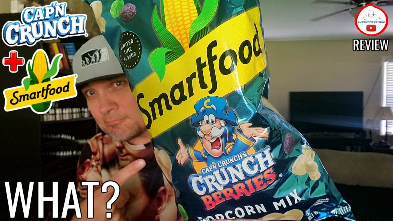Smartfood® Cap'n Crunch's® Crunch Berries Popcorn Mix Review! 🍿💥🍒 - YouTube