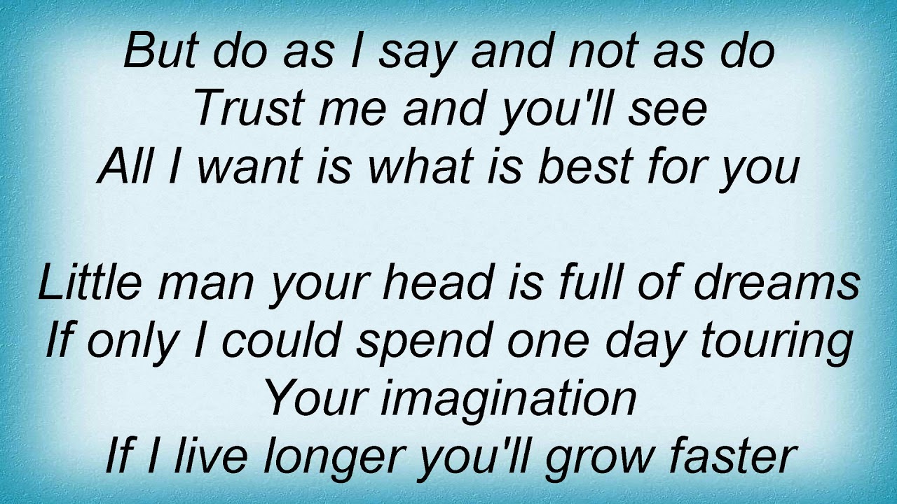 Sia - Little Man Lyrics - YouTube