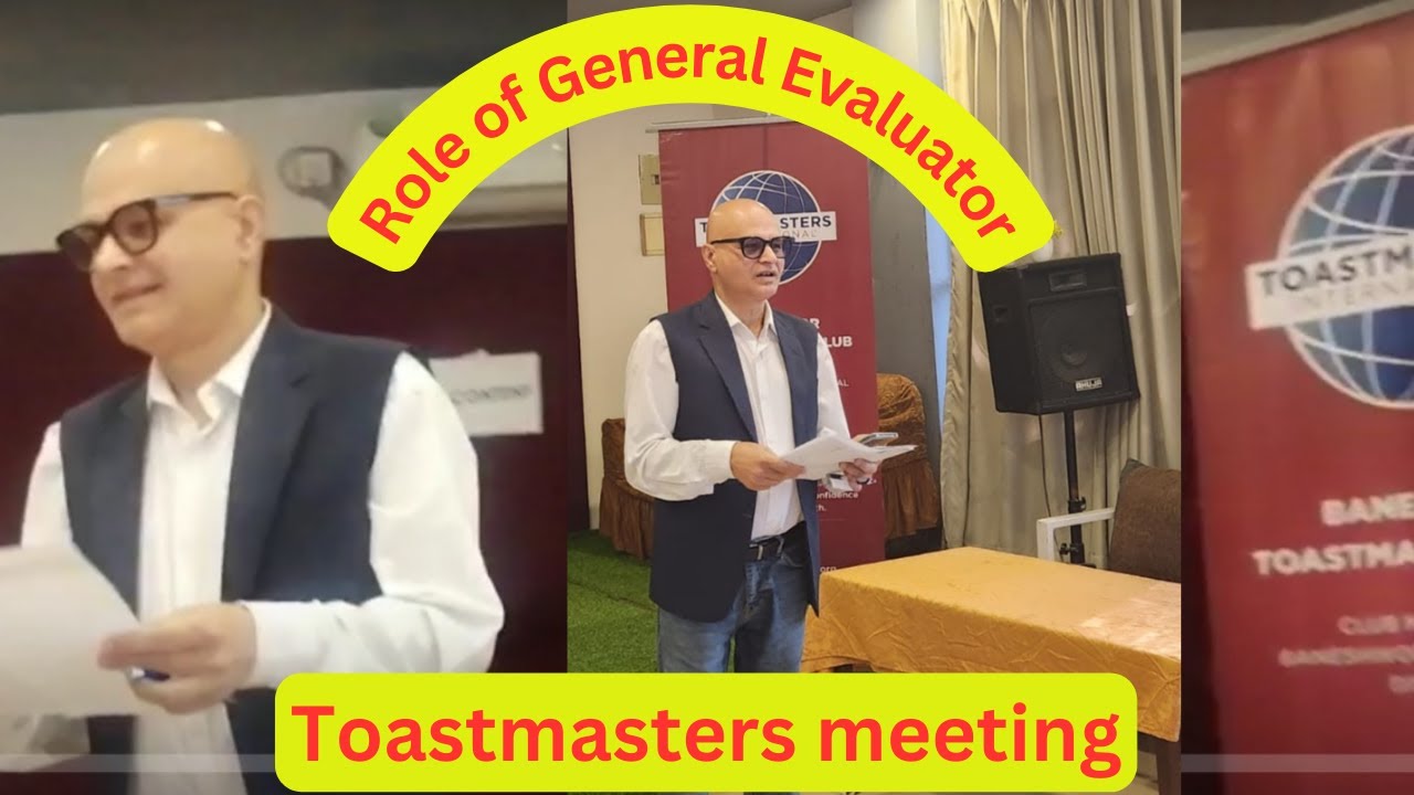 Role of GE in Toastmasters Meeting, DTM Bhanu Dabadi #nepalese # ...