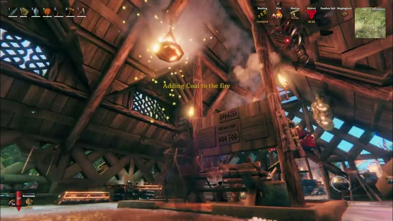 Valheim - The Village - Days 1337 - 1346 - More Home & Basement Renovation - YouTube