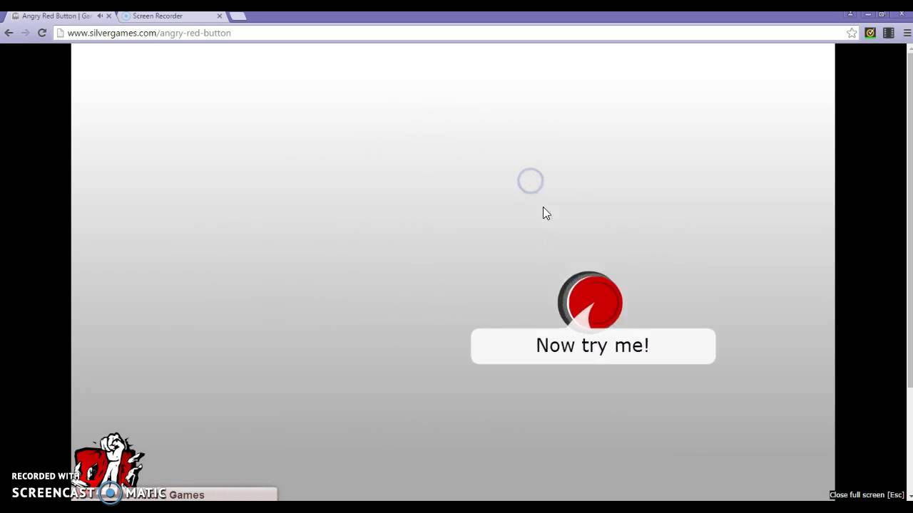 xD fail of angry red button xD - YouTube
