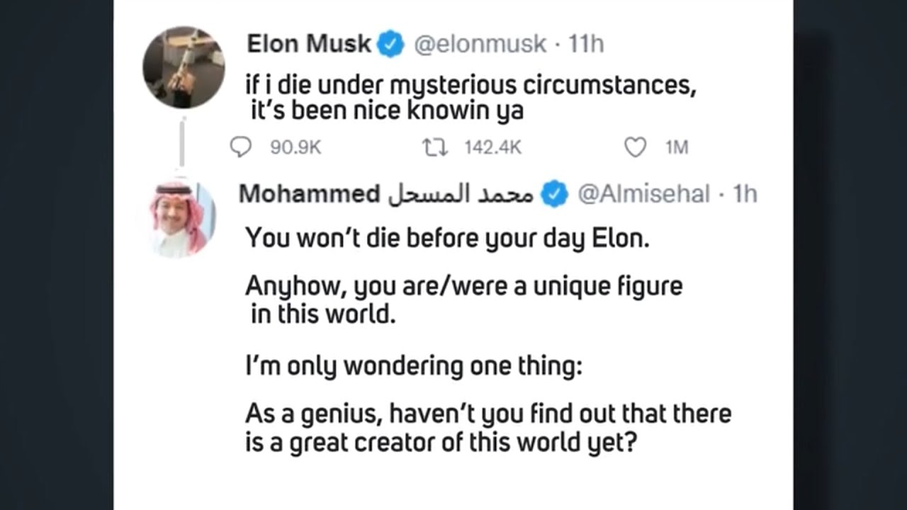 What did Elon Musk do when this Muslim guy asked him about his creator ...