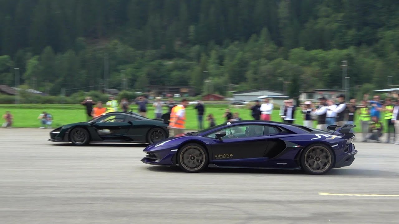 Lamborghini Aventador SVJ Drag Racing - Brutal Launch Control! - YouTube