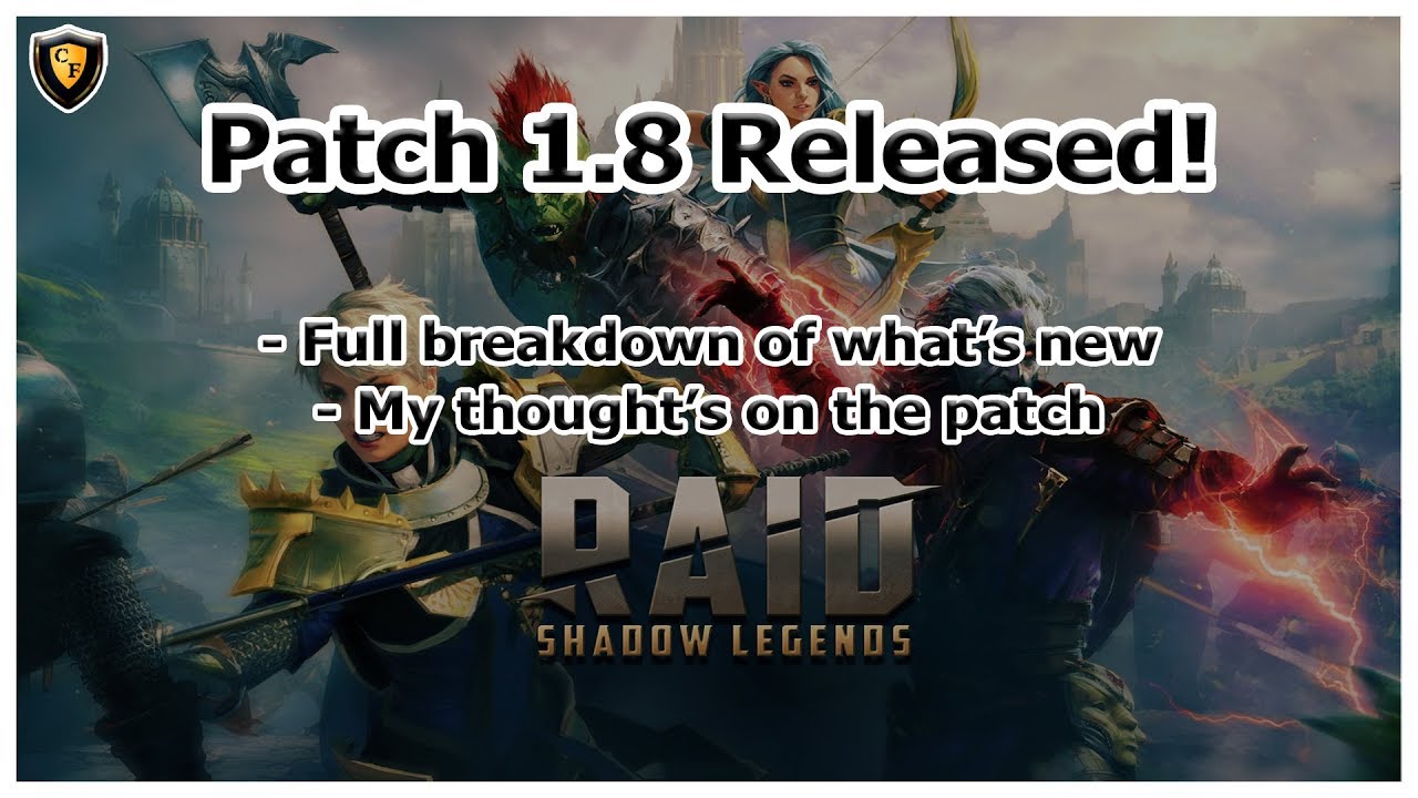 RAID Shadow Legends | Patch 1.8 is here! Review of what's coming! - YouTube