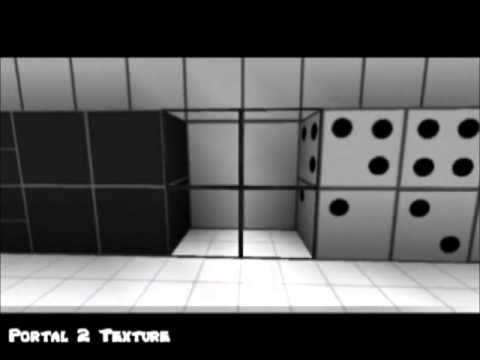 Portal 2 Minecraft Texture - YouTube