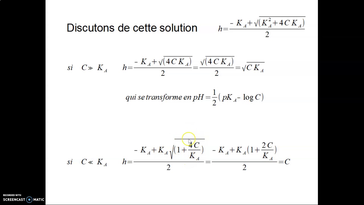 pH d'acides et de bases (faibles et forts) dans l'eau. - YouTube