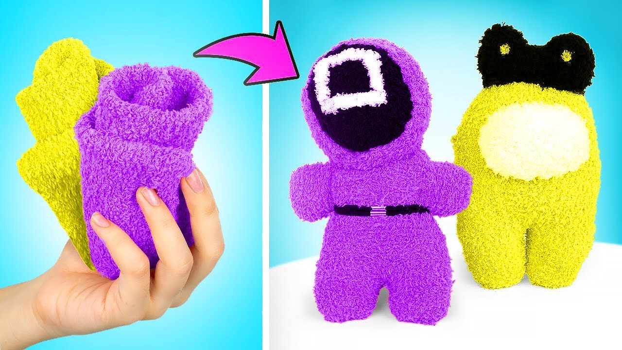 Cute and Fluffy Plush Toys Revamped From Everyday Objects - YouTube