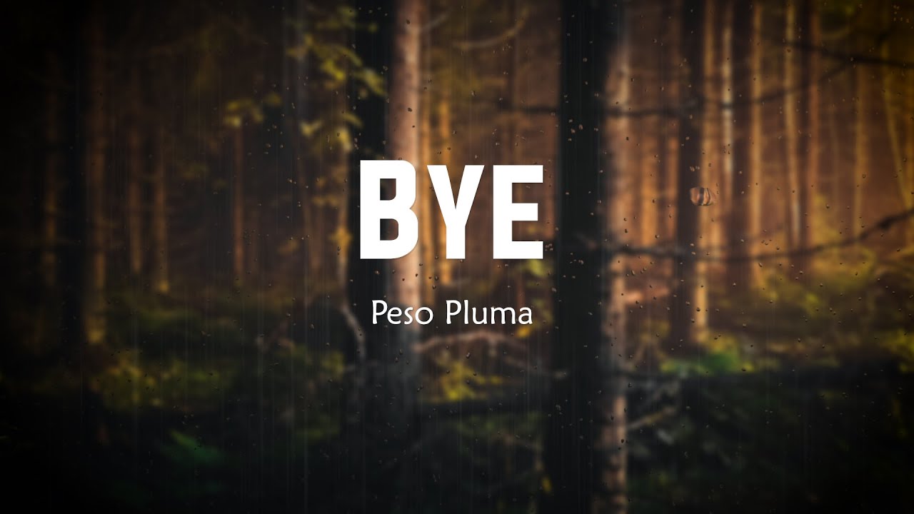 Peso Pluma - Bye (Letra/Lyrics) - YouTube