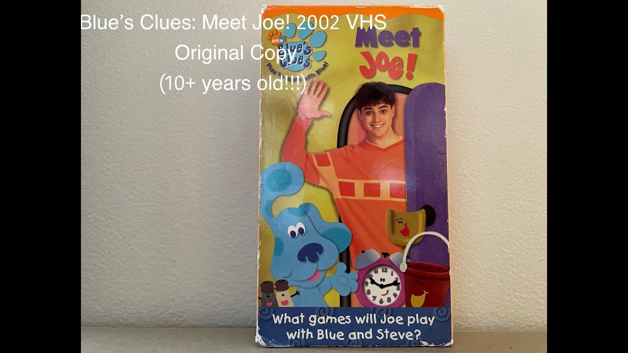 Blue's Clues: Meet Joe! 2002 VHS - YouTube