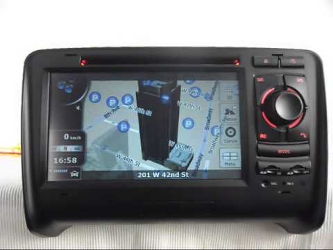 Audi TT DVD Player GPS navigation, Audi TT Radio DVD Player TV - YouTube