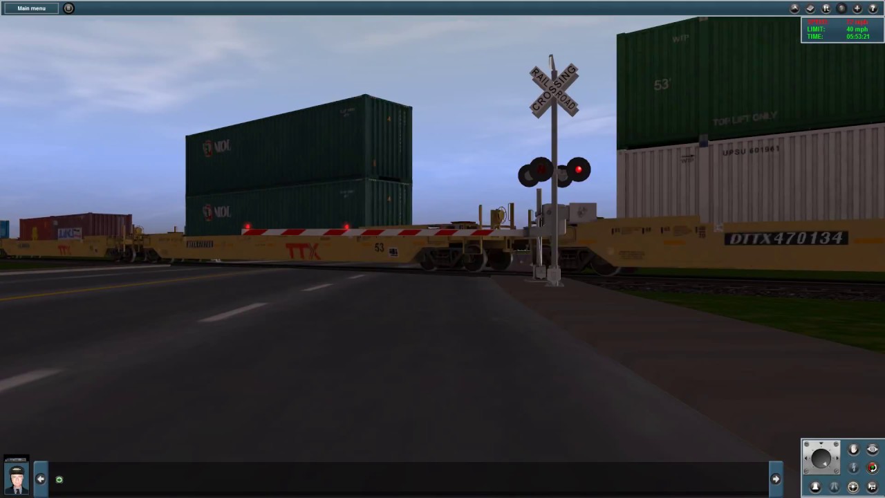 Trainz 12 - High Speed CSX Container Train - YouTube