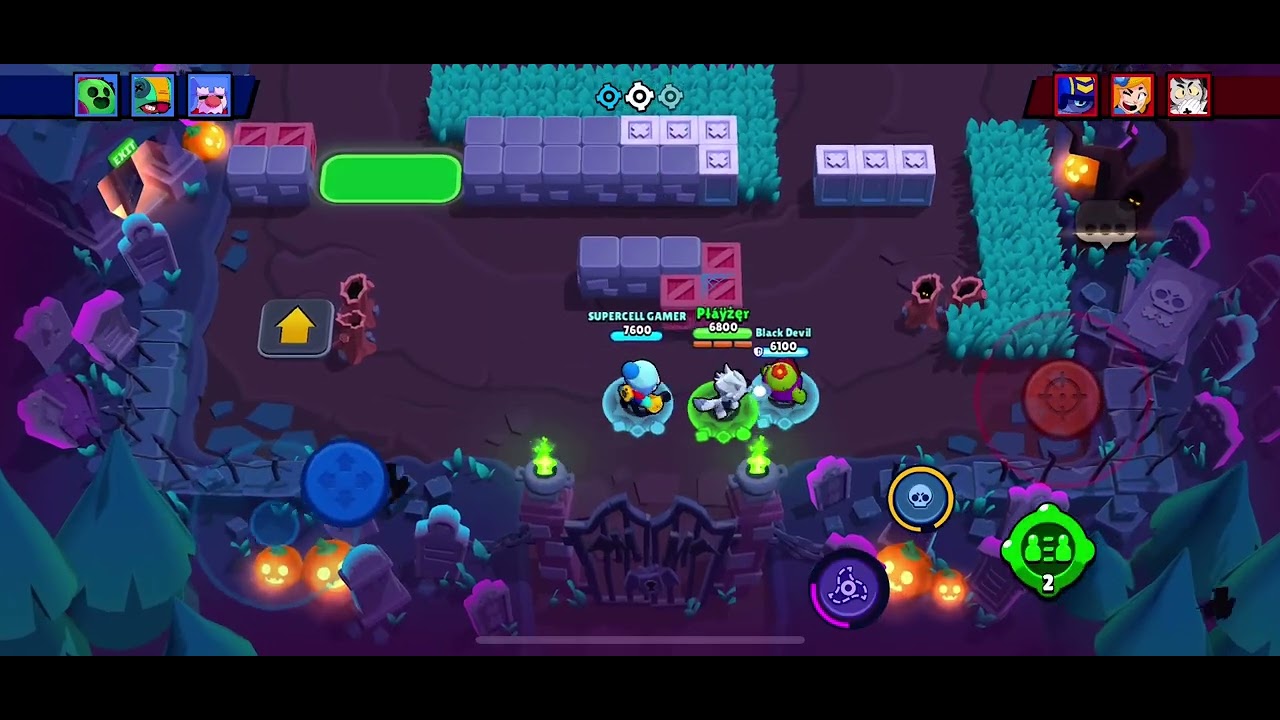 Brawl Stars Knockout || Leon || Killed 5 enemies 🫣 - YouTube