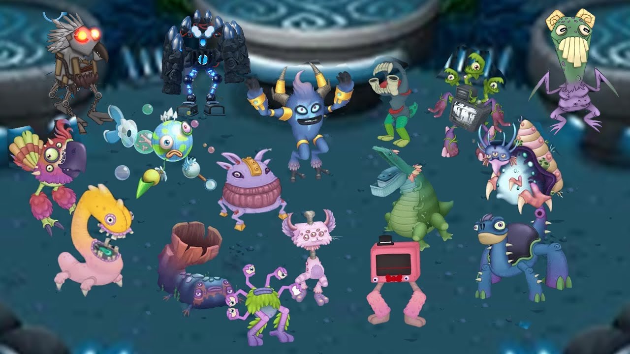 ALL Monsters Wublin Island Fanmade | My Singing Monsters - YouTube