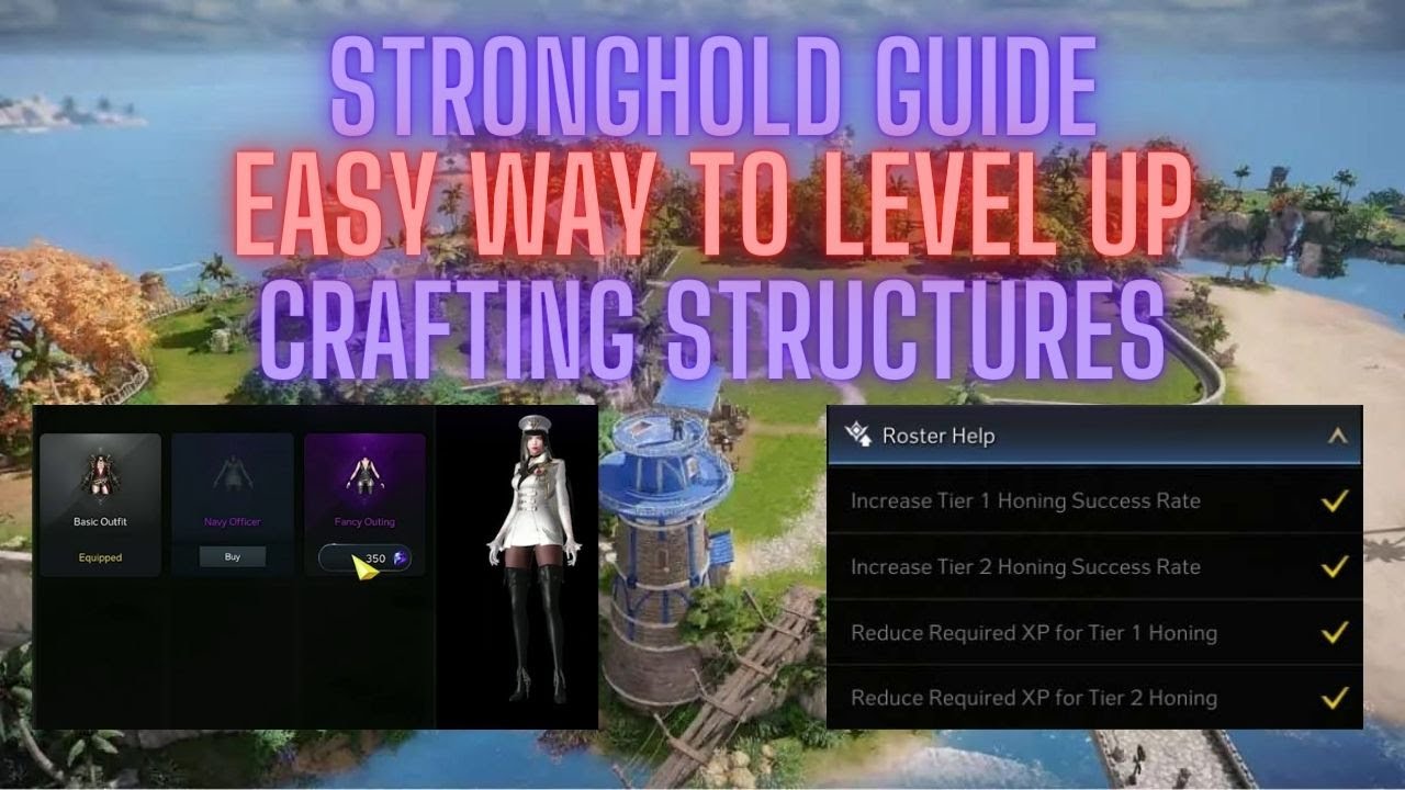 Lost Ark Stronghold Guide ~LEVEL UP FAST WITH DECORATION STRUCTURES ...