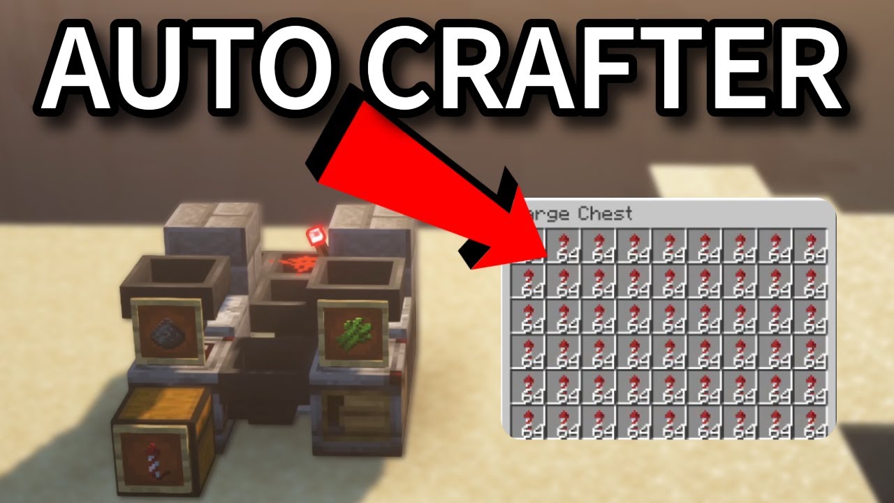 Minecraft Auto Crafter Java 1.21.10 - YouTube