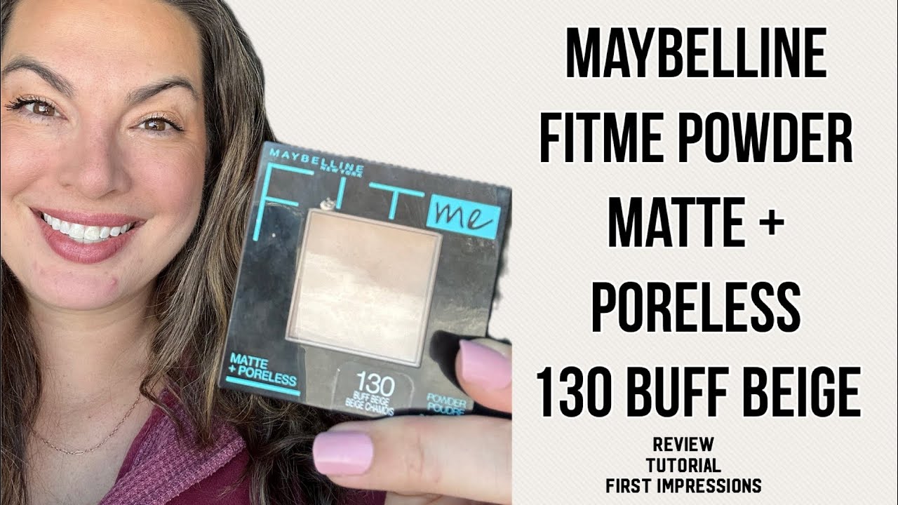 Maybelline FitMe Powder Matte + Poreless - 130 Buff Beige: Your Review ...