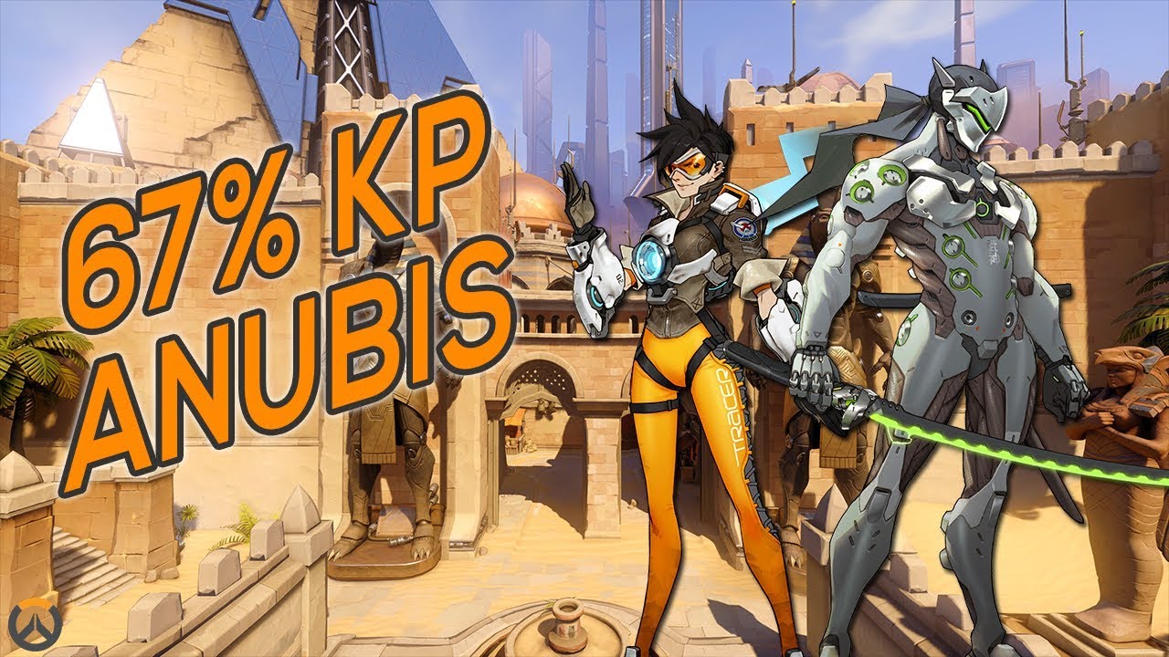 Overwatch Ranked | 67% Kill Partecipation in Temple of Anubis - YouTube