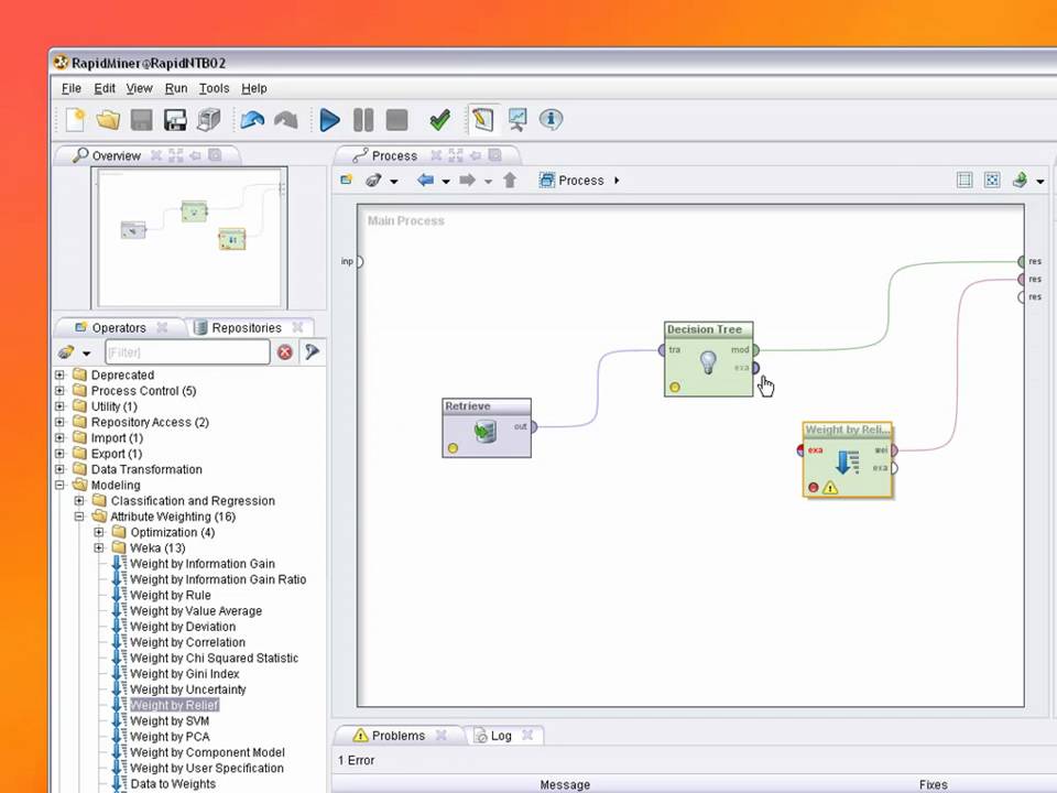 RapidMiner Tutorial - Overview of the Data Mining and Predictive Analytics - YouTube