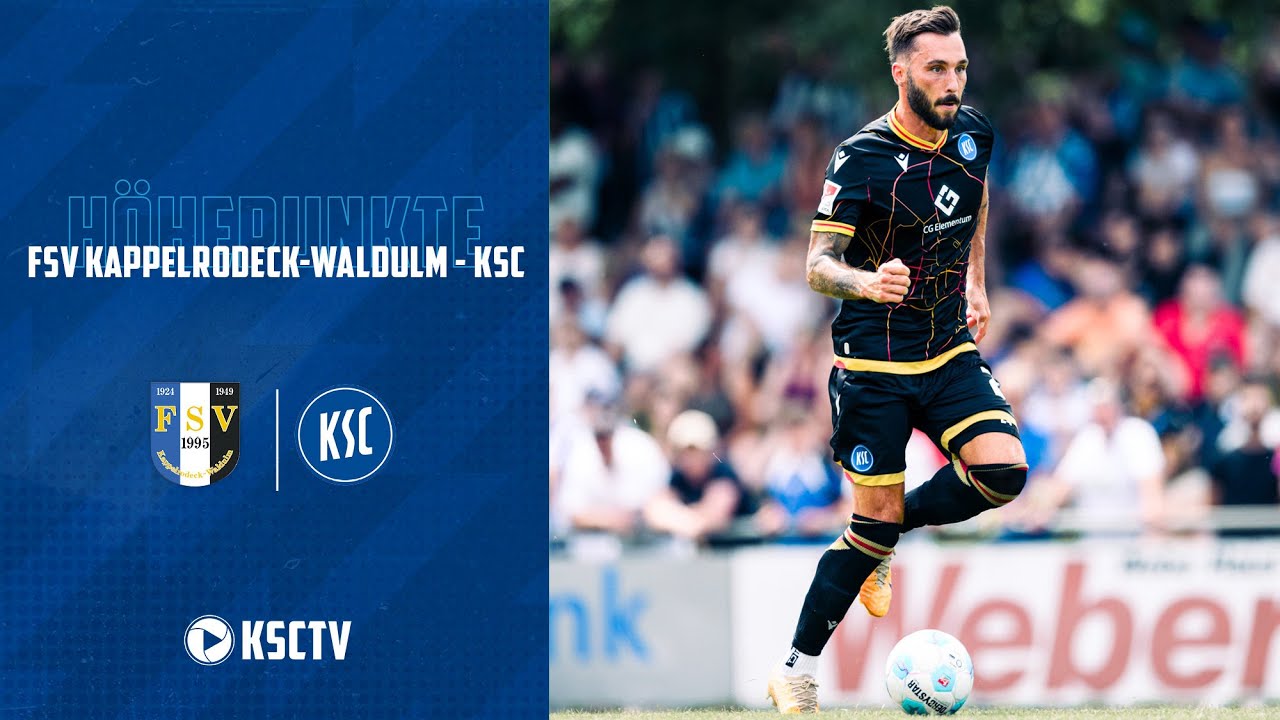 Testspielhöhepunkte: FSV Kappelrodeck-Waldulm - KSC - YouTube