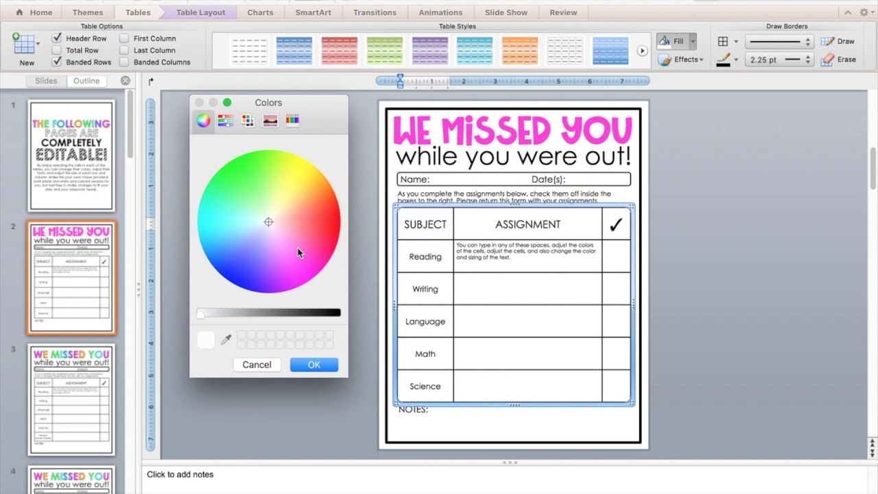 Editing Absent Student Forms - YouTube