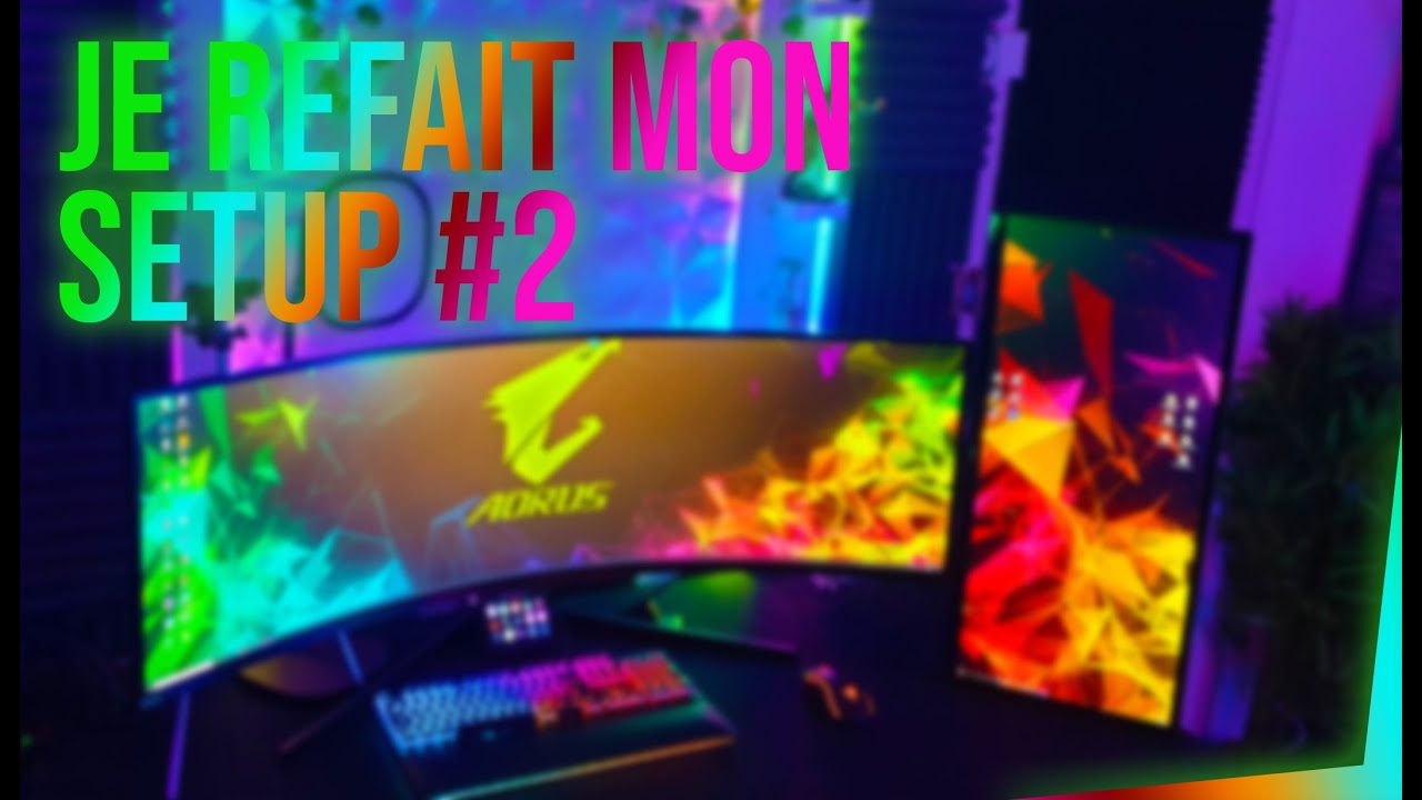 JE REFAIS MON SETUP | #2 : grosse transformation ! on organise le ...