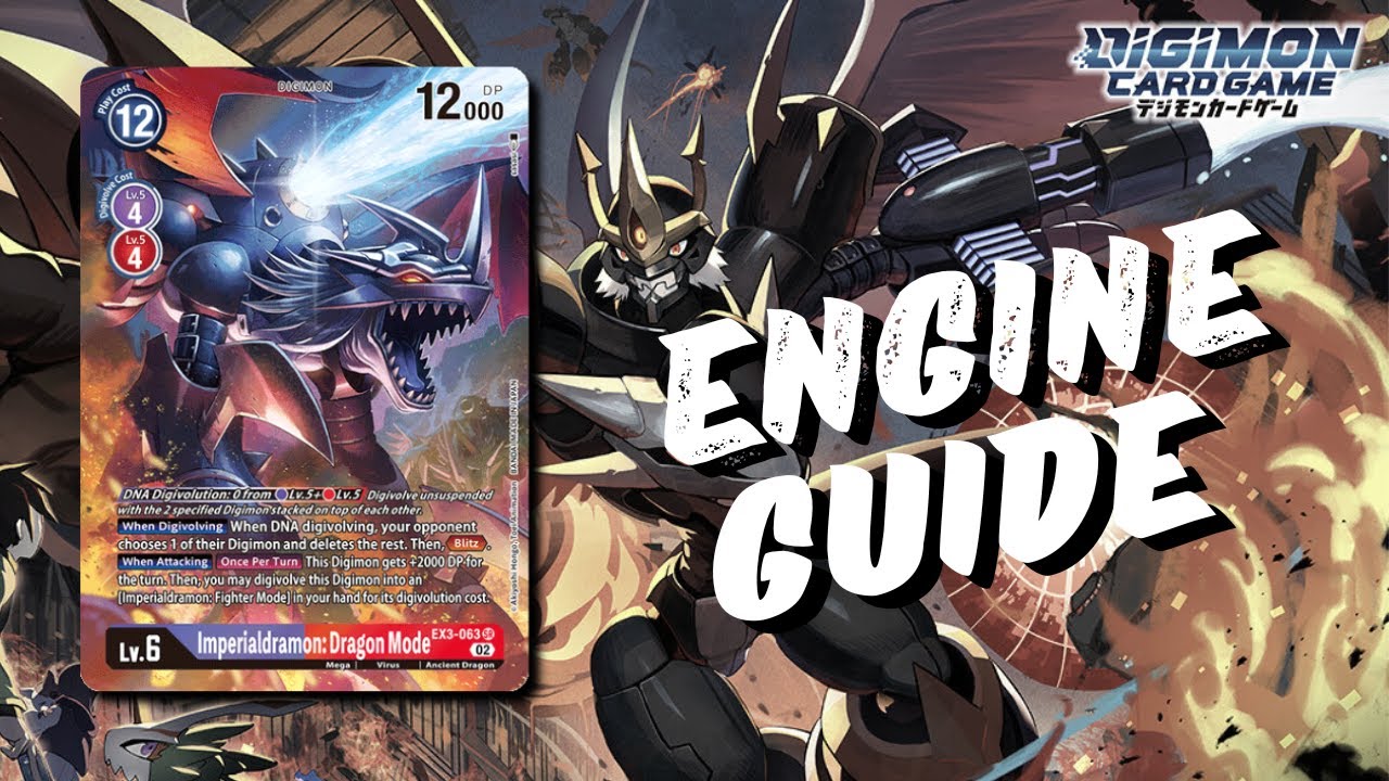 My First Engine Guide Video! Imperialdramon Red/Purple - Digimon Card Game - YouTube
