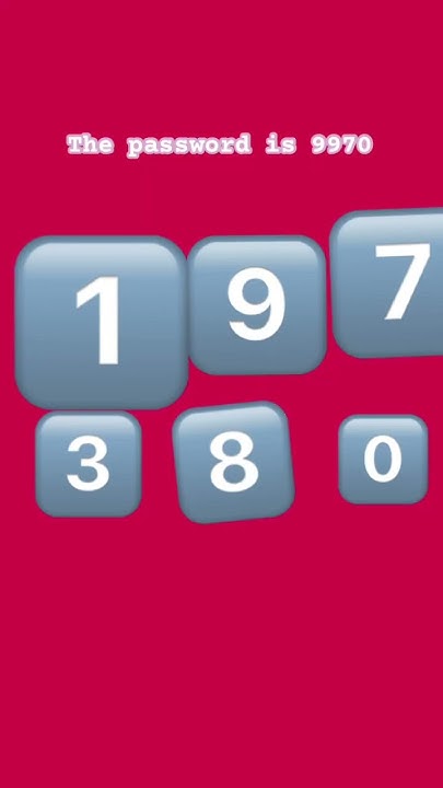 Sorry for the numbers that are upside down 🙃 - YouTube