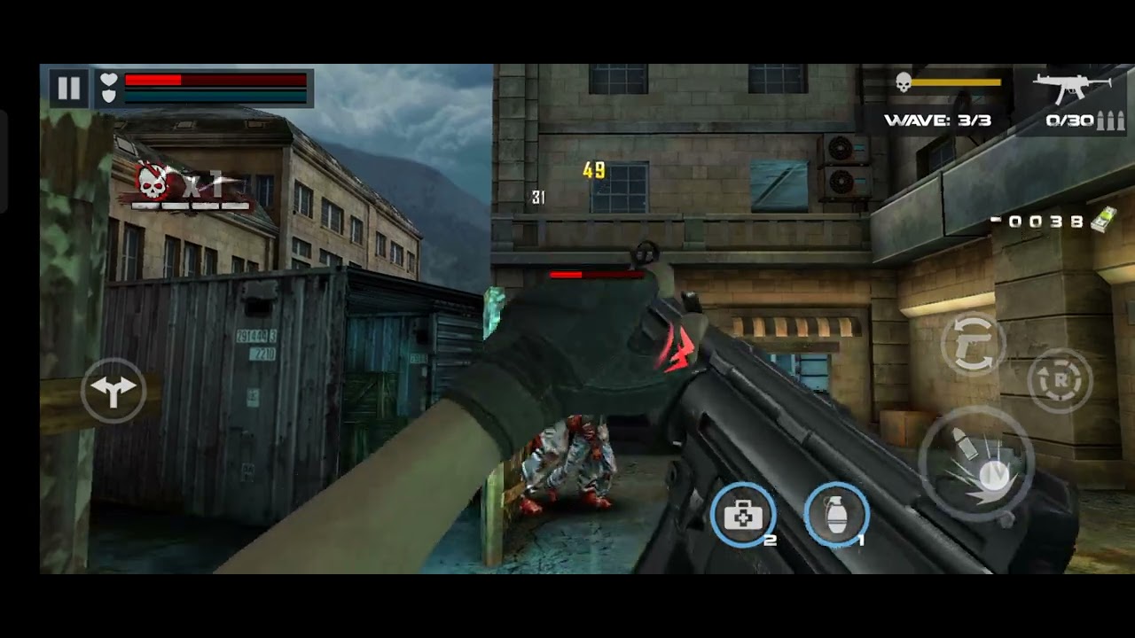 Mission 900 Zombie Fire 3D Offline Game || Monster Zombie Rocky ...