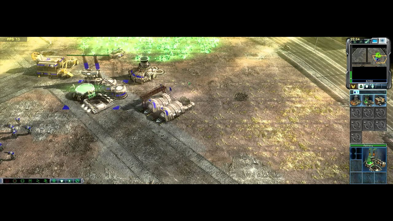 Command and Conquer 3 - Tutorial at hi-res, dual-monitor - YouTube