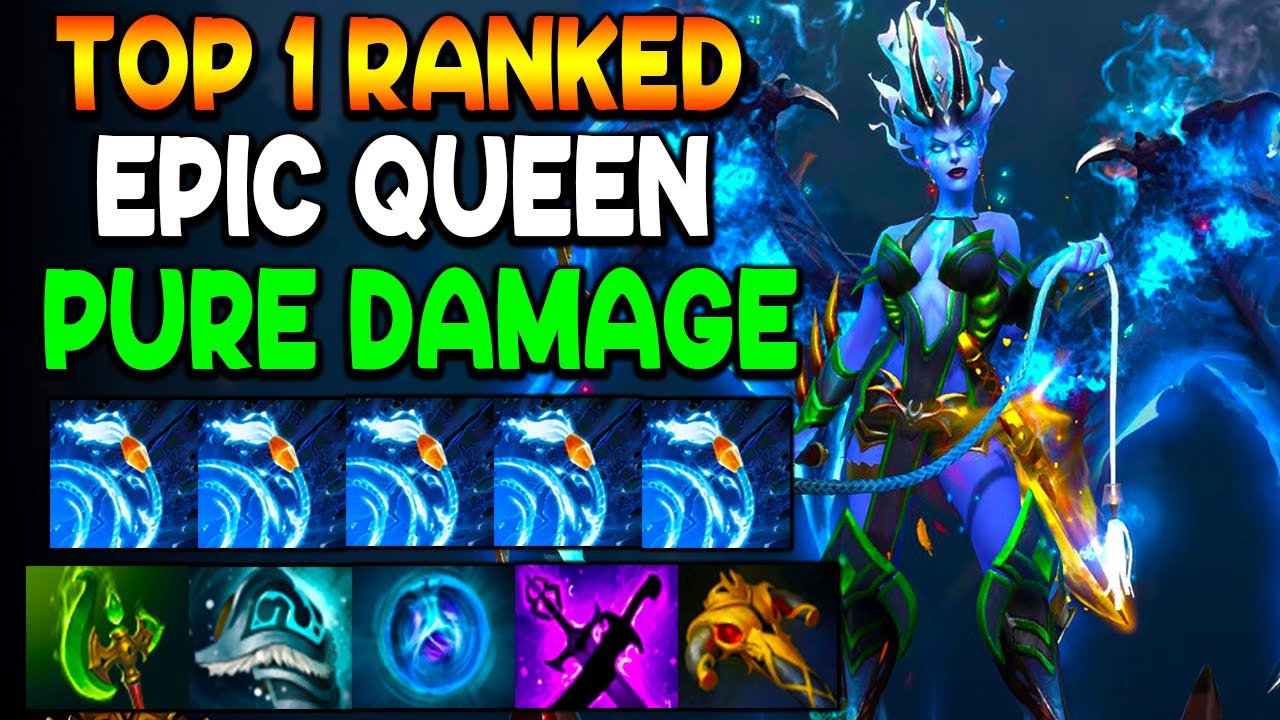 TOP 1 RANKED - EPIC QUEEN - INSANE PURE DAMAGE - CRAZY TEAM FIGHT ...