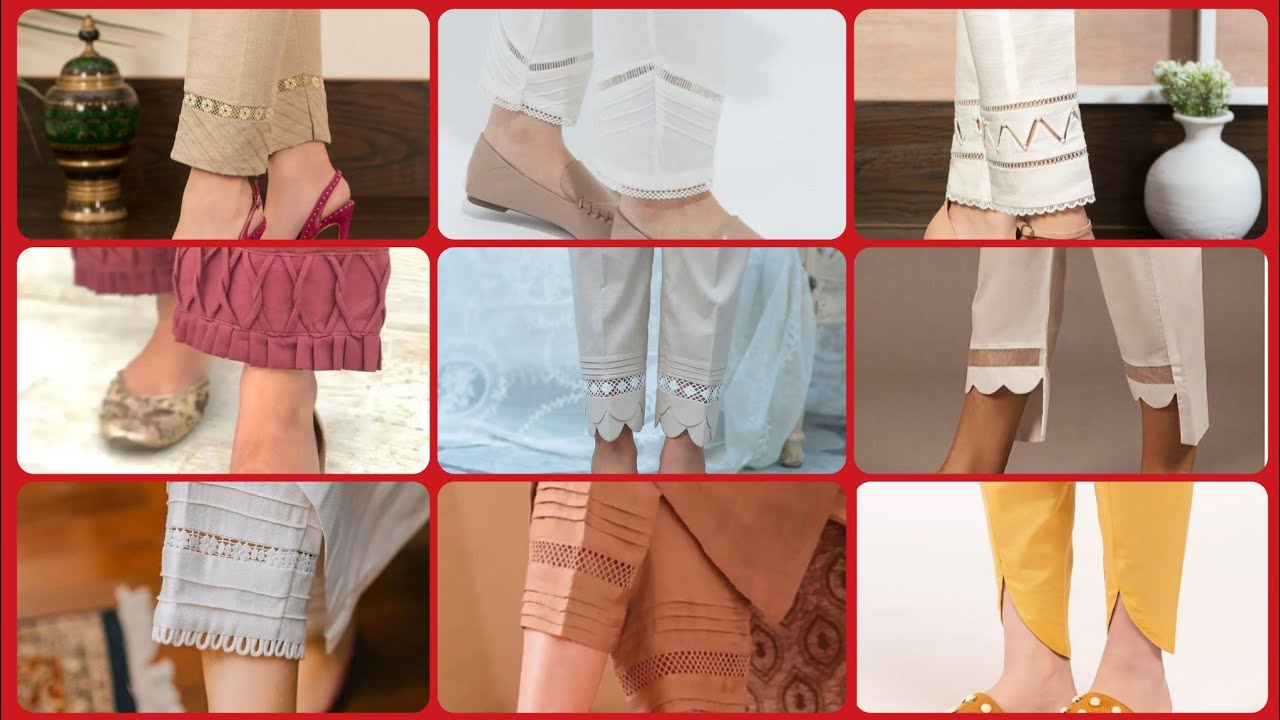 Shalwar Poncha Design || Summer trouser/Capri Design - YouTube