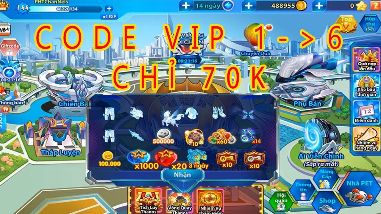 CODE VIP GIÁ CỰC RẺ ĐÂY ANH EM ƠI!---GAME---POKIWAR 4.0 - YouTube