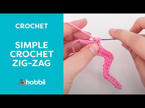 How to Crochet - Single Crochet Zig-Zag - YouTube