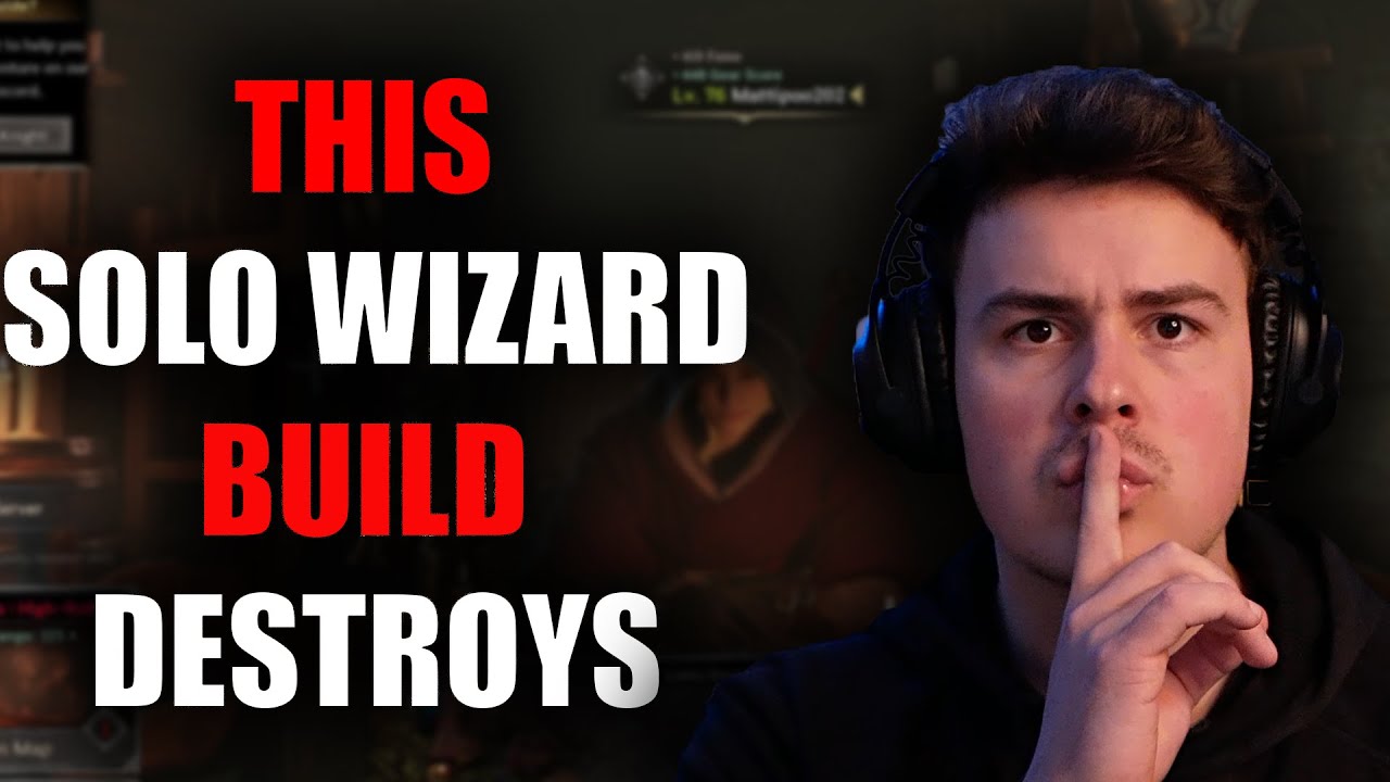 SOLO WIZARD BUILD DESTROYS DARK AND DARKER LOBBIES | Dark and Darker ...