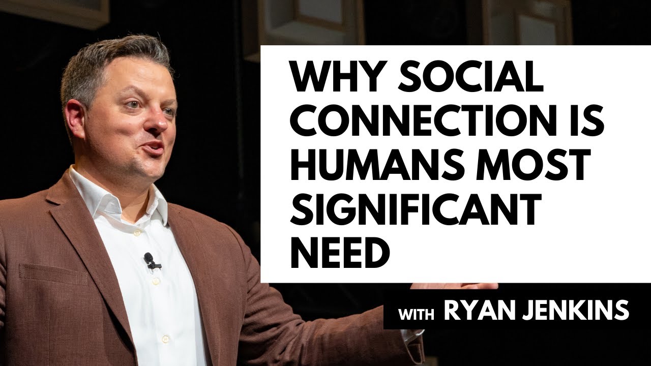 Why Social Connection Is Humans Most Significant Need - YouTube