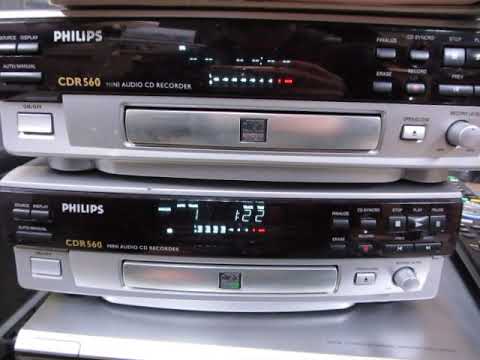 PHILIPS CDR560 MINI AUDIO CD RECORDER - YouTube
