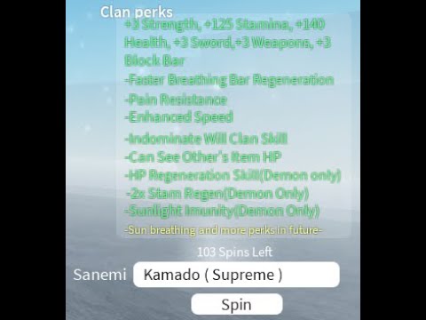 [Roblox Project Slayers] Becoming A Demon And Getting Kamado Clan ...