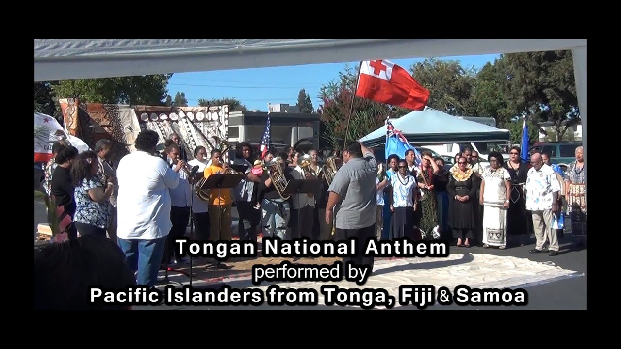 TONGAN NATIONAL ANTHEM with Tongans, Fijians, and Samoans - YouTube