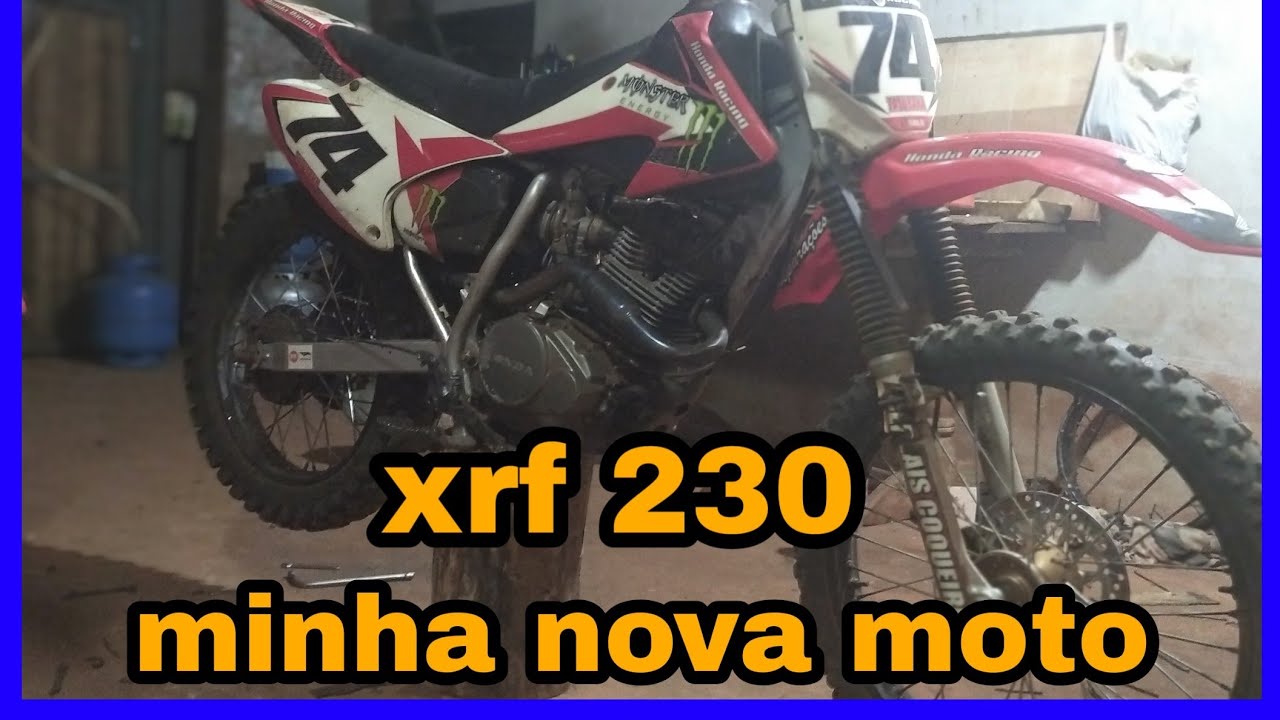 Minha nova moto xrf 230 🤯 - YouTube