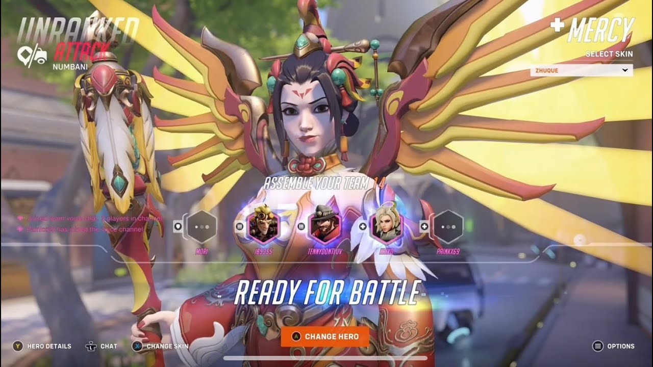 Overwatch 2 Mercy Gameplay! Zhuque Skin - YouTube