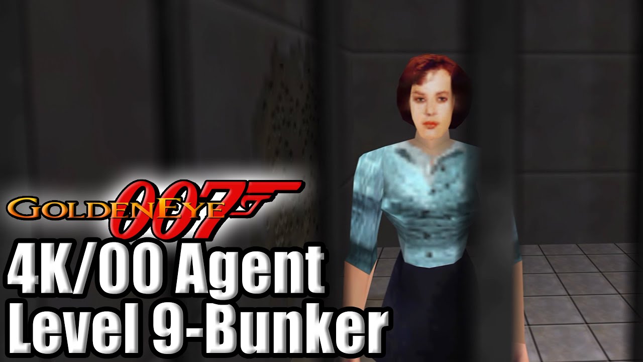 Goldeneye 007 Level 9-Bunker 2 | 00 Agent Difficulty | Full Gameplay/No ...