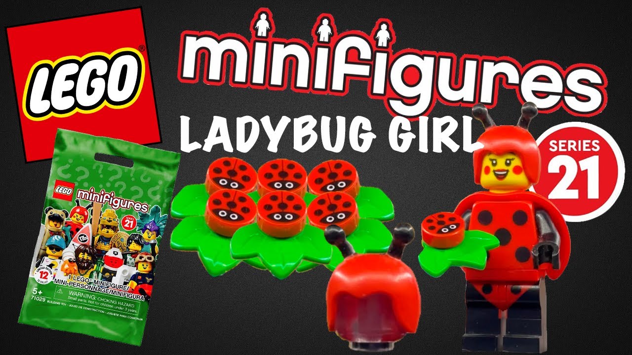 LEGO LadyBug Girl! LEGO Minifigures Series 21! - YouTube