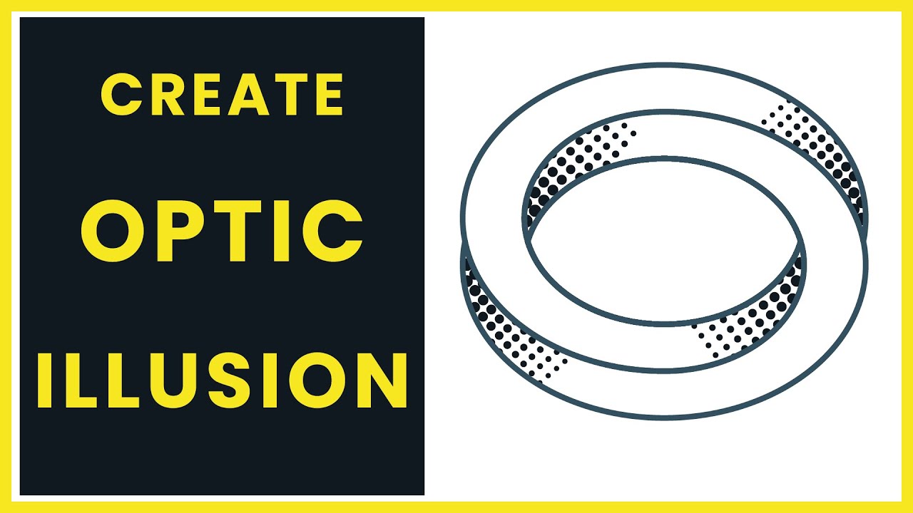 HOW TO CREATE A CIRCLE OPTIC ILLUSTRATION IN ADOBE ILLUSTRATOR? - YouTube