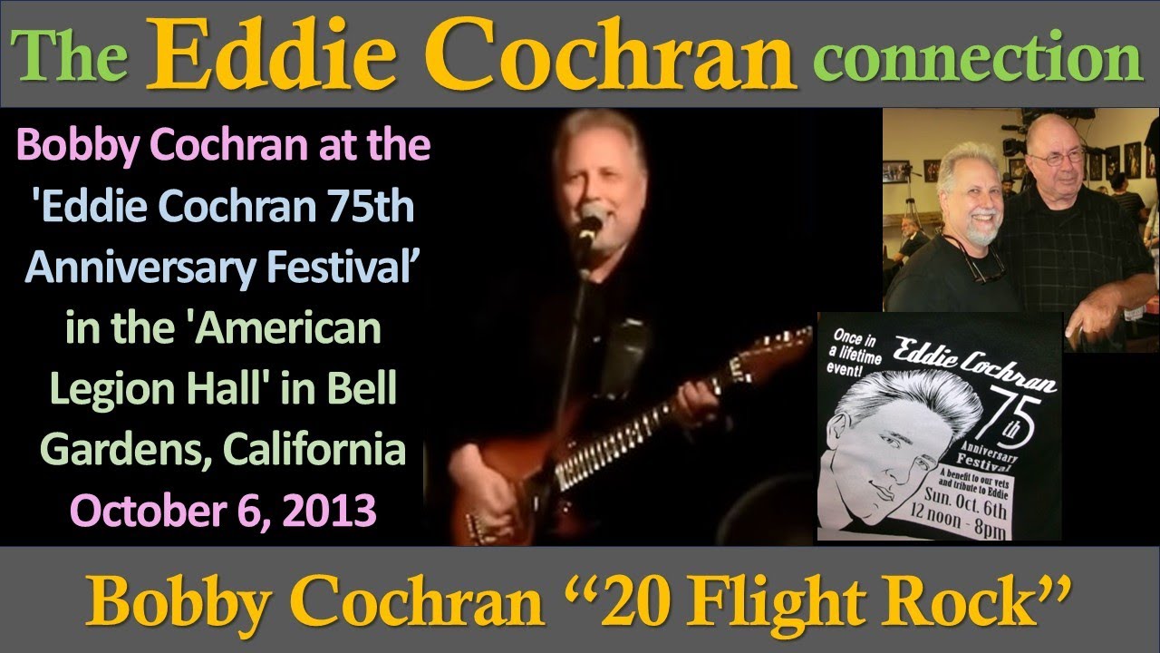Bobby Cochran | "20 Flight Rock" | live at 'Eddie Cochran 75th ...