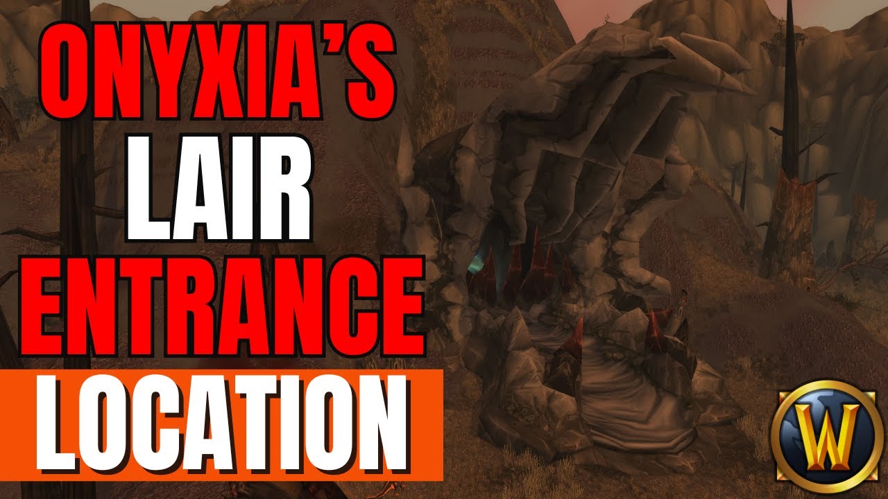 World of Warcraft (WoW) - Onyxia’s Lair Entrance Location - YouTube